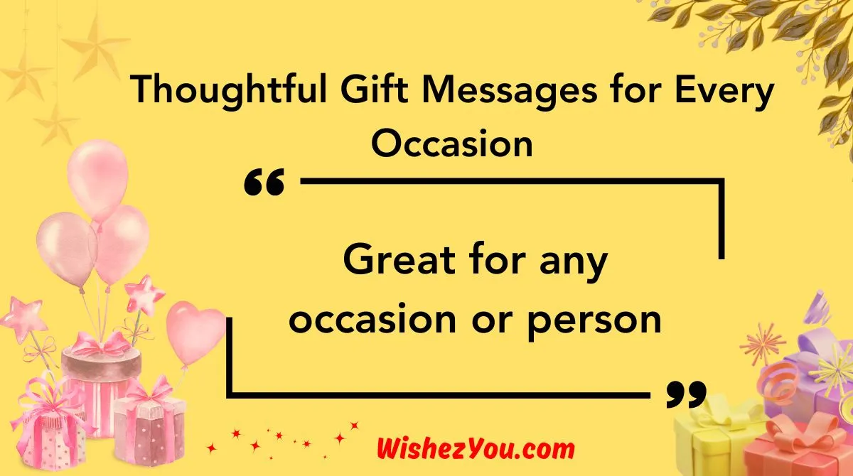 🎁 122+ Thoughtful Gift Messages for Every Occasion: Make Your Present ...